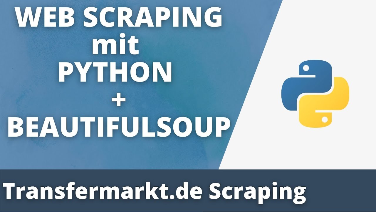 Webscraping Mit Python Beautifulsoup Youtube