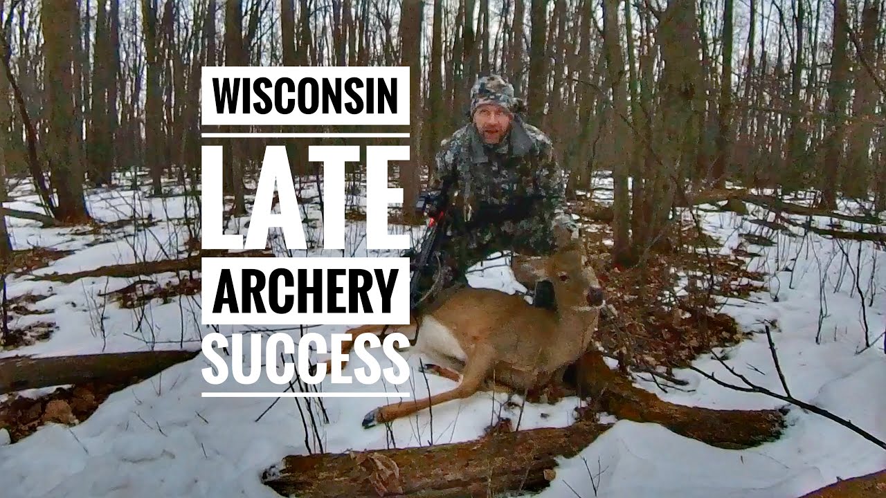 Deer Down Wisconsin Late Season Archery Last Day Of 2022 Bow Kill