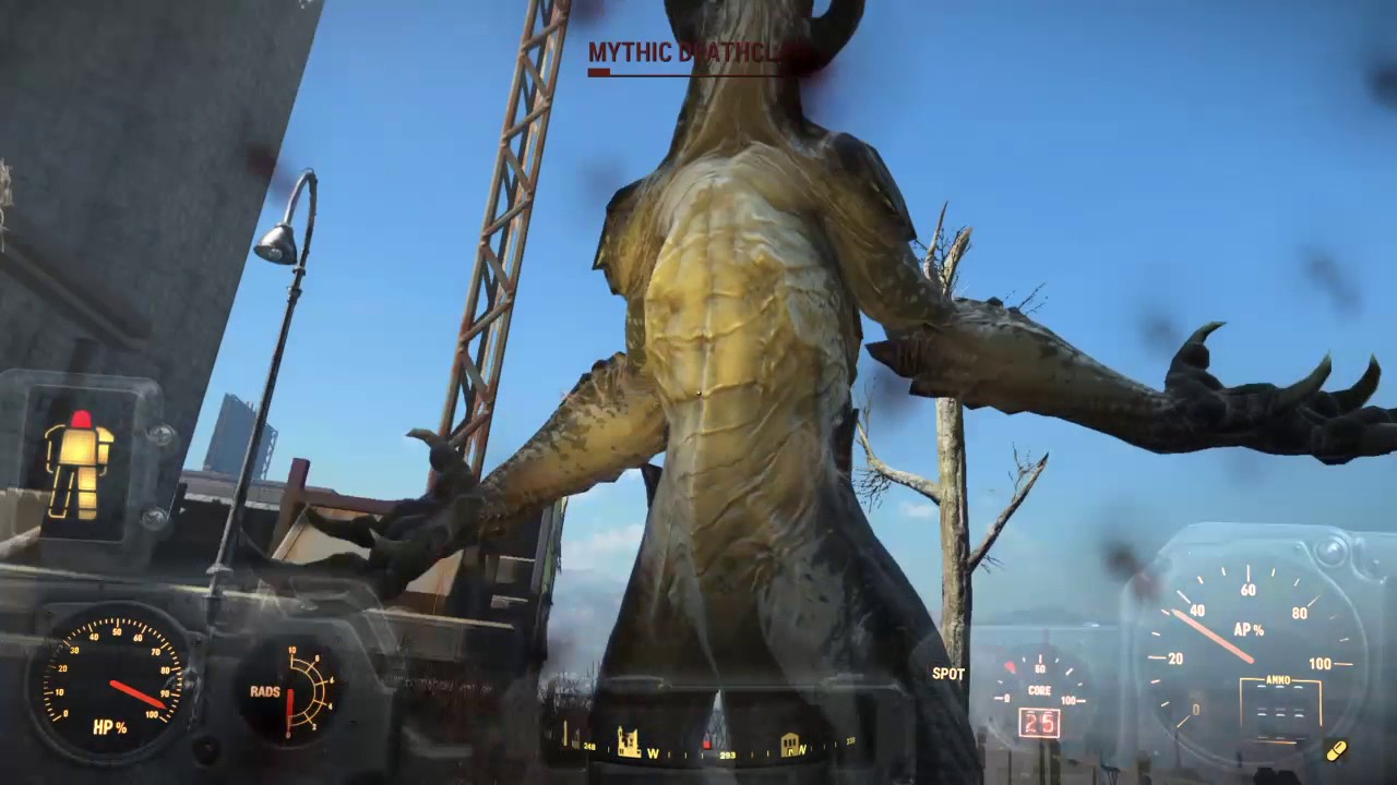 Mythical Deathclaw Fight Youtube