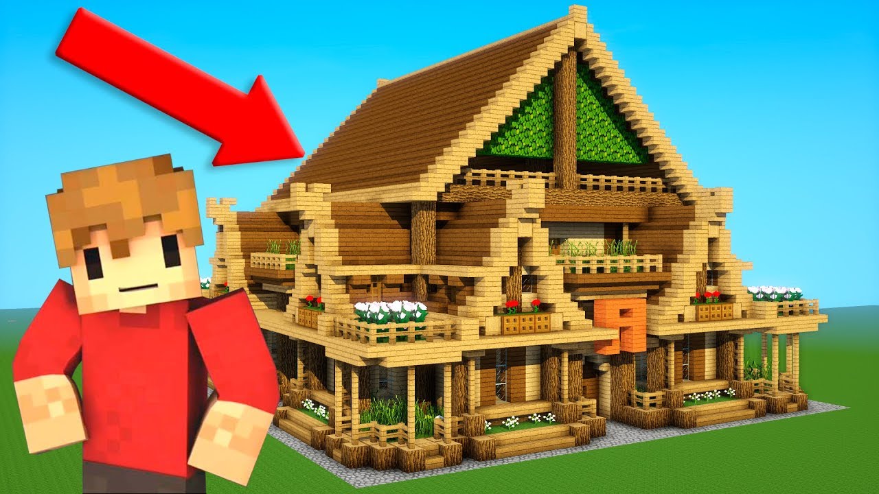 Grian Building A Rustic House With Grian Grian Tutorial