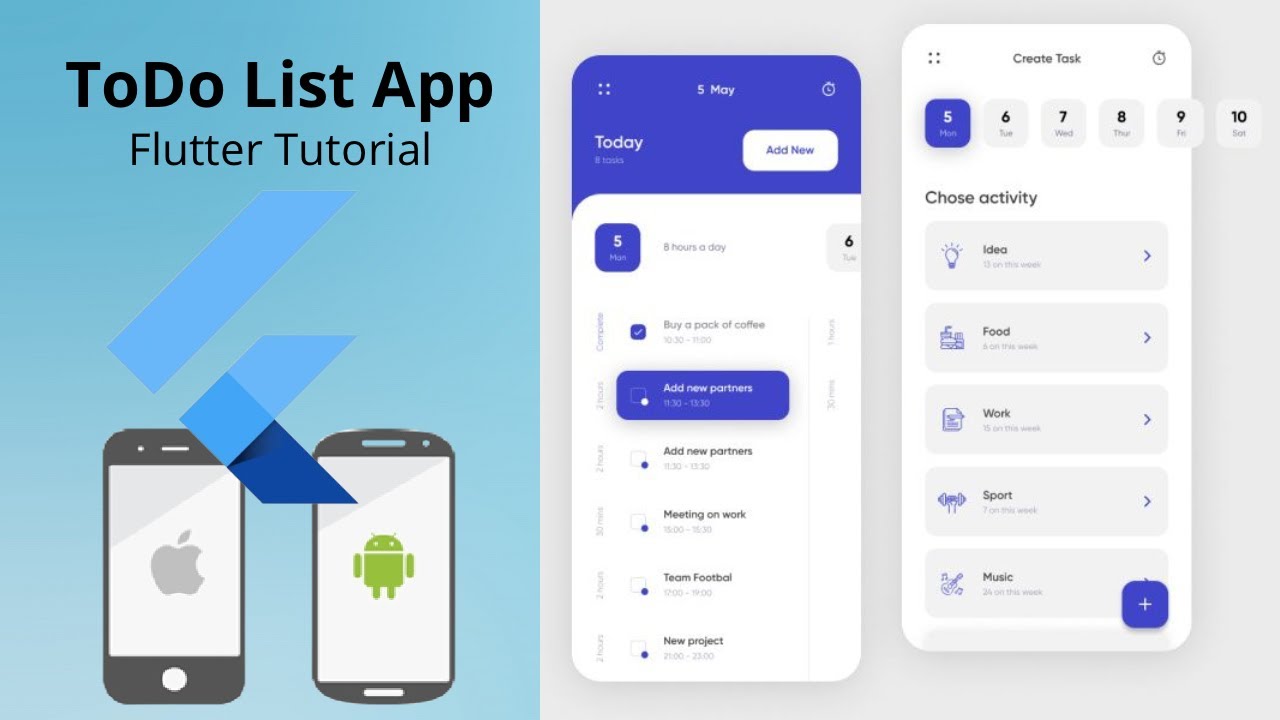 Flutter Todo App Tutorial For Beginners Todo List App Flutter