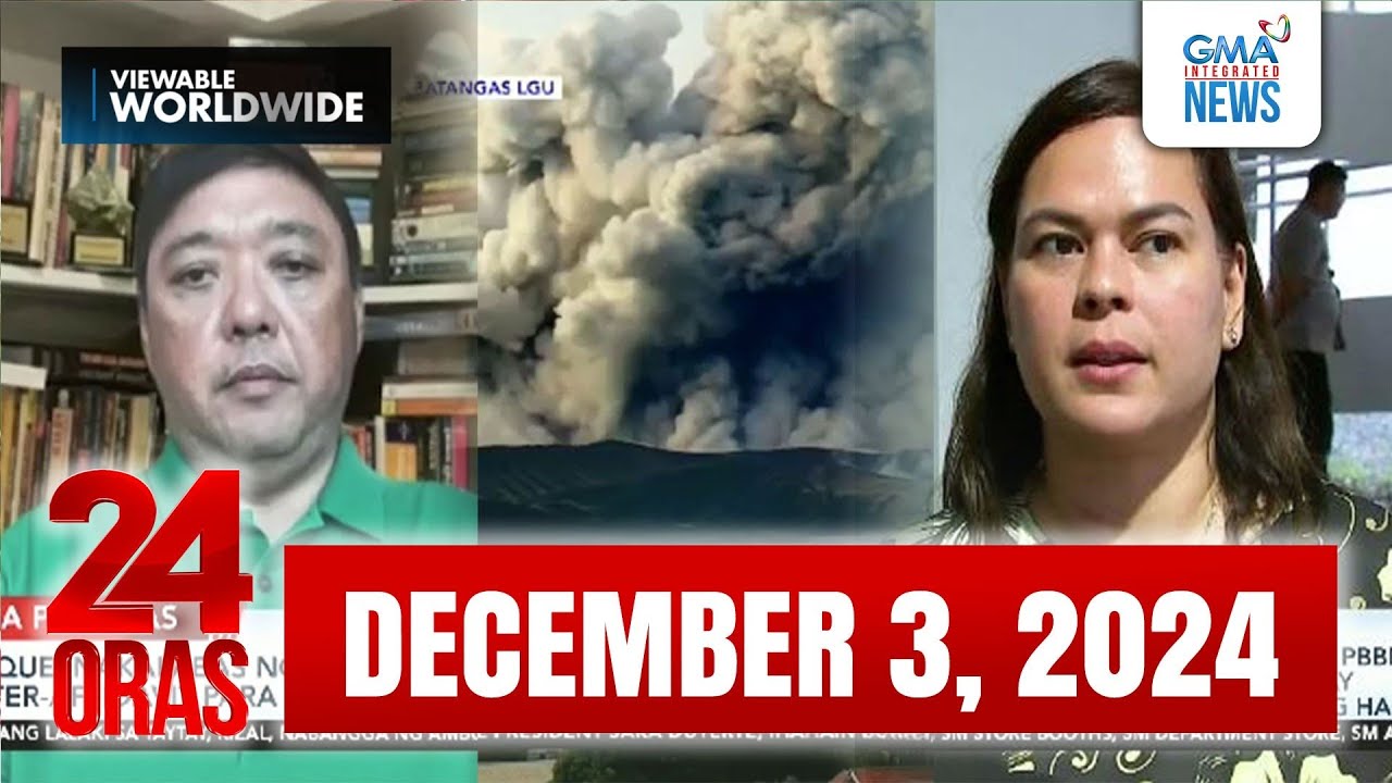 24 Oras Express December 03 2024 Hd Youtube