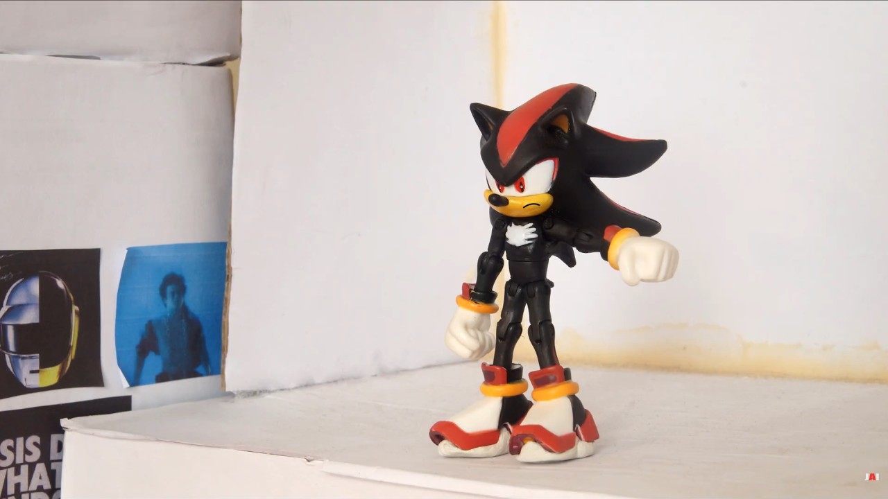 Sonic Vs Shadow Sonic Stop Motion Sonic Stop Motion Collab 30th