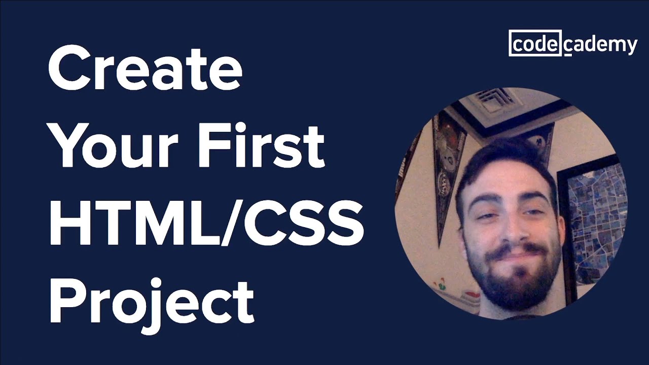 Create Your First Html Css Project Youtube