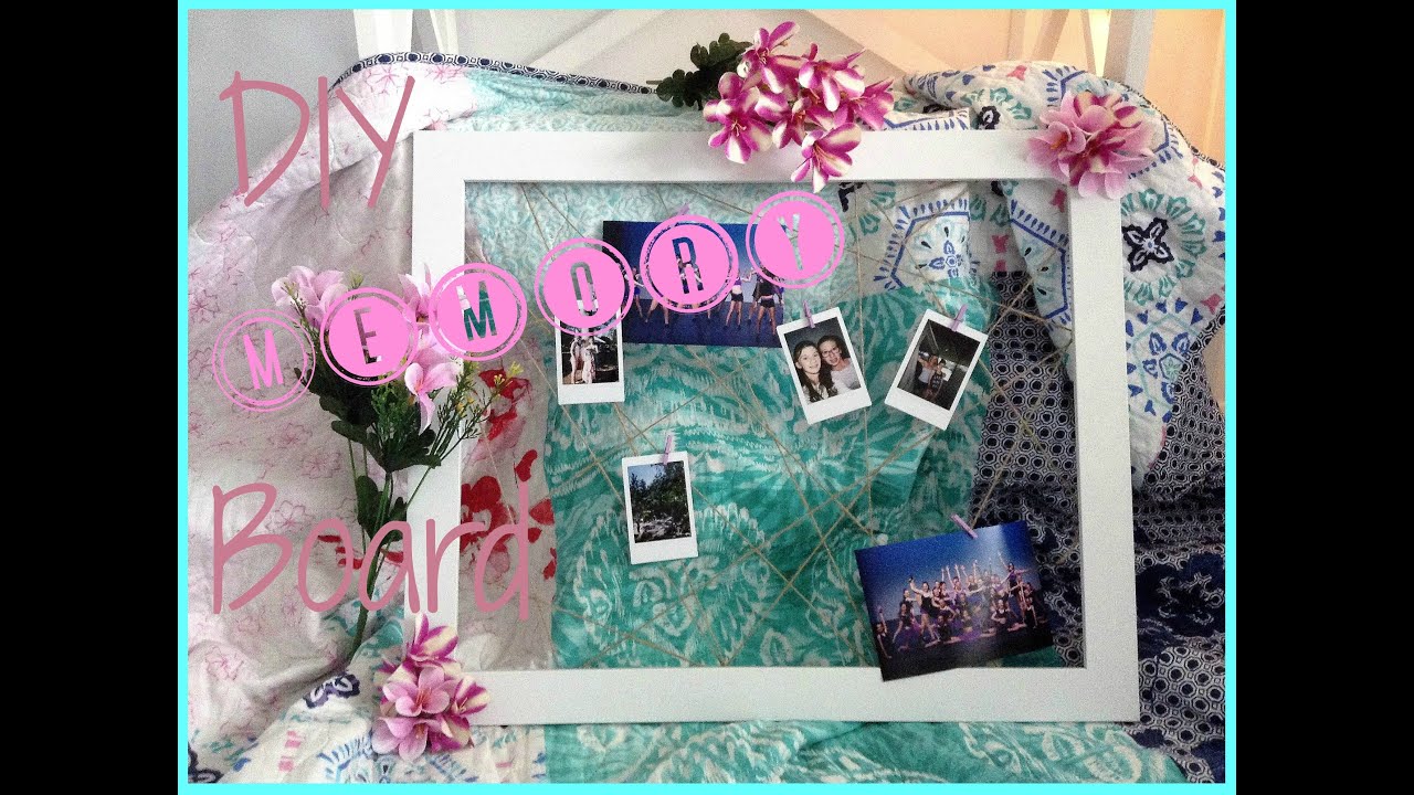 Diy Memory Board Youtube