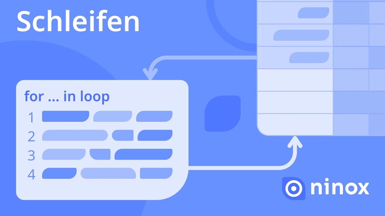 Schleifen Intermediate 7 Ninox Tutorials Youtube