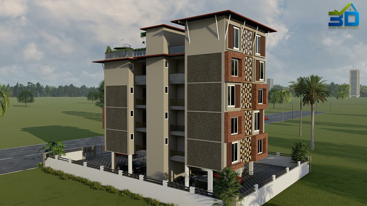 3d Building Walkthrough Youtube