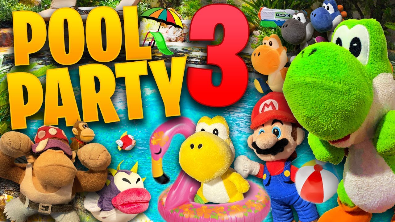 Yoshi S Pool Party 3 Mario Plush Adventures 83 Youtube