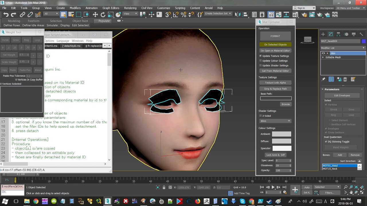 Maxscript Material Formater Youtube