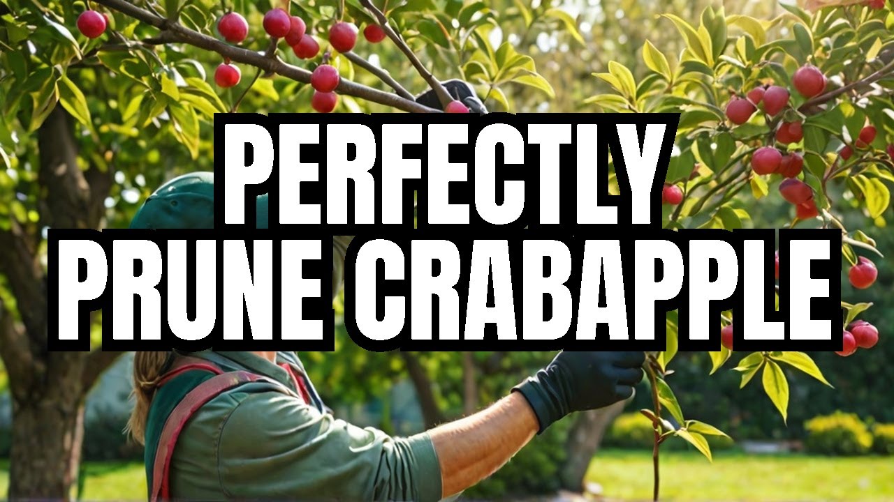 How To Prune A Young Crabapple Youtube