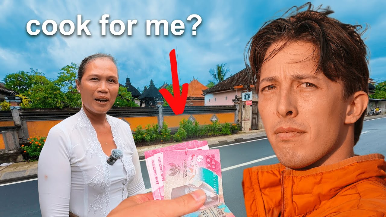 Paying Strangers To Cook For Me In Bali Ayu Youtube