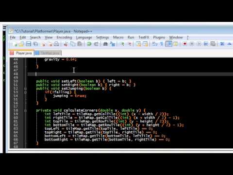 Part 3 Basic Tile Based Platformer In Java Creating The Player Part