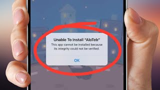 This App Cannot Be Installed Because Its Integrity Could Not Be