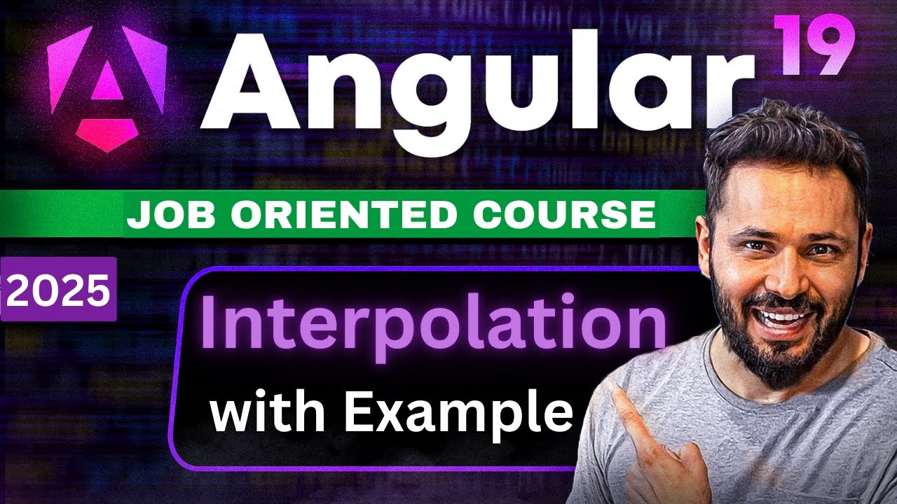 Angular 19 Tutorial 5 Interpolation In Angular Angulartutorial Youtube