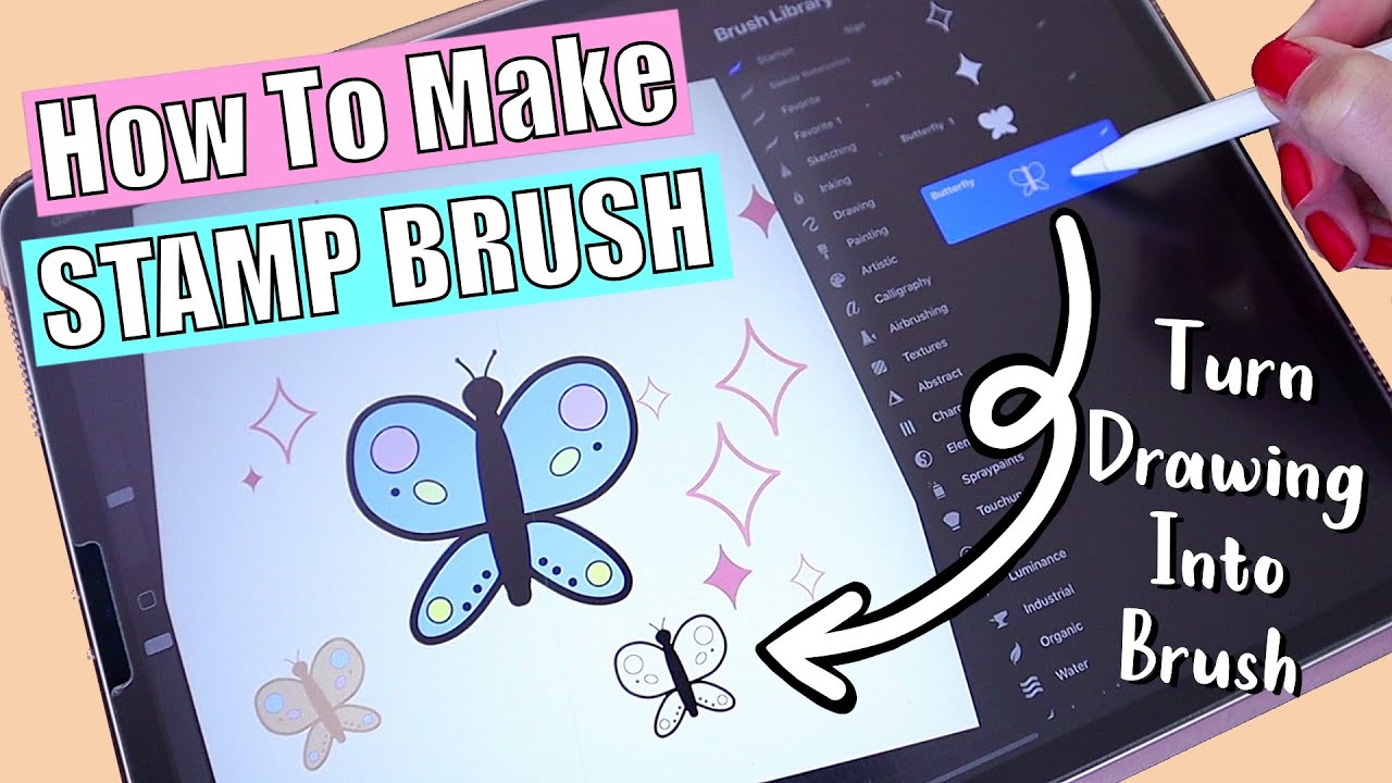 How To Make Stamp Brush In Procreate The Easiest Way Turn Drawing