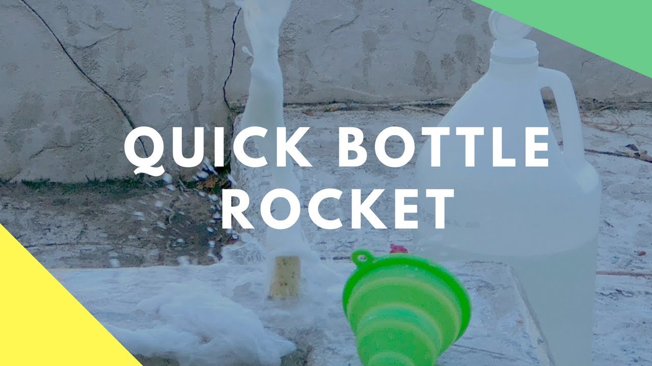 Easy Baking Soda Vinegar Bottle Rockets Youtube