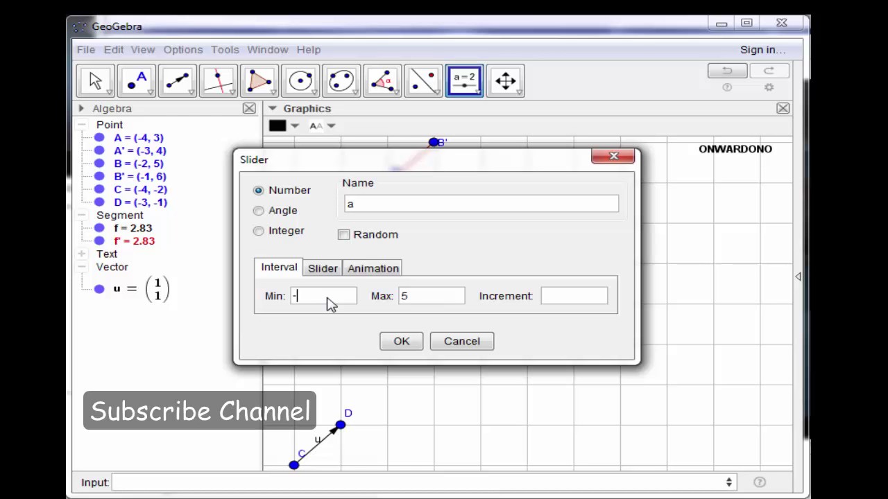 Geogebra Tutorial Translation Youtube