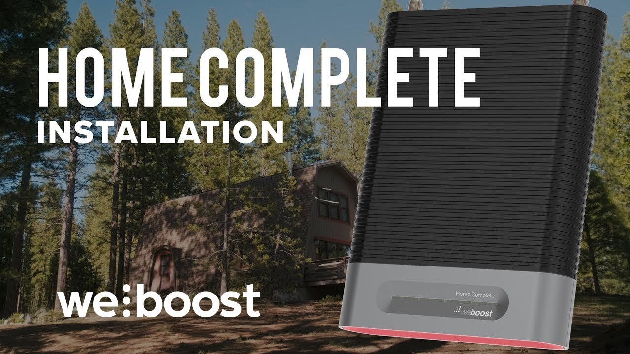 How To Install The Home Complete Cell Signal Booster Weboost Youtube