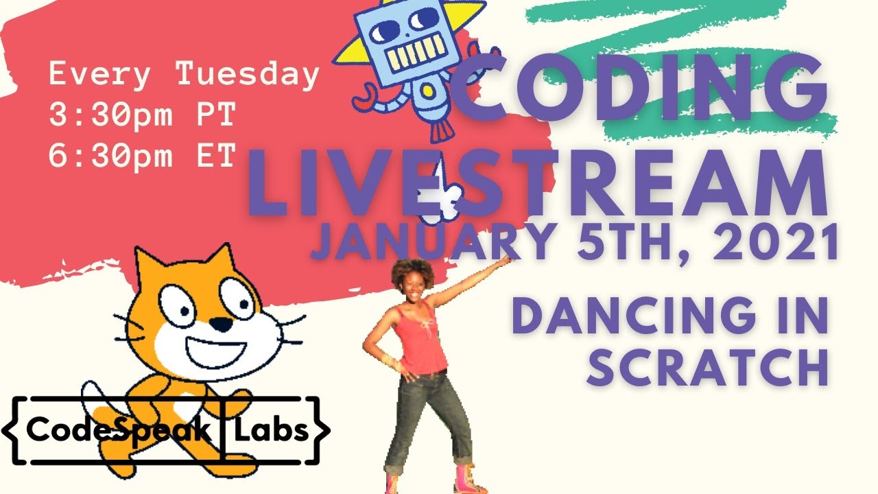 Coding Livestream Dancing In Scratch Youtube