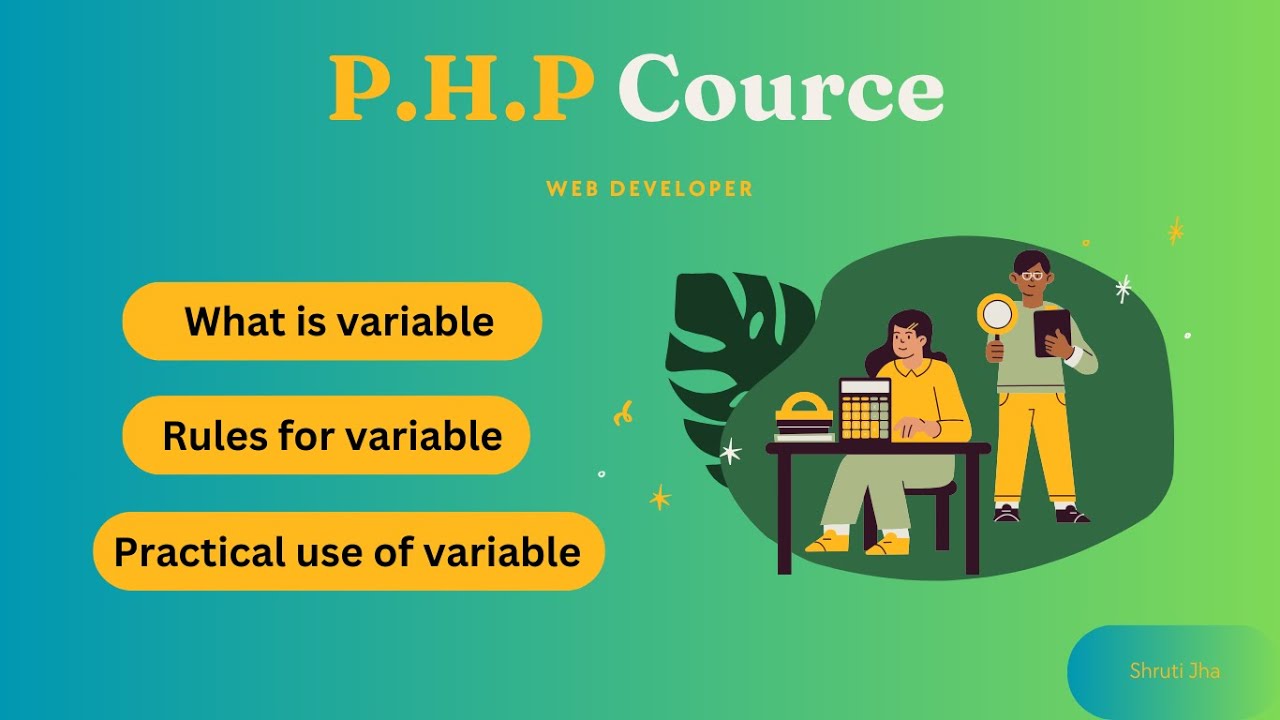 Php Tutorial Variable In Php Rules Practical Php Me Variable