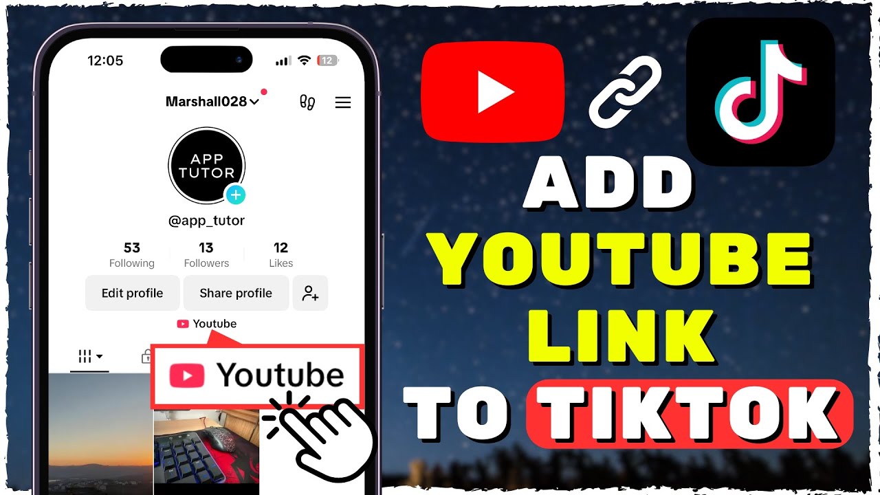 How To Add Youtube Channel Link To Tiktok Clickable Youtube