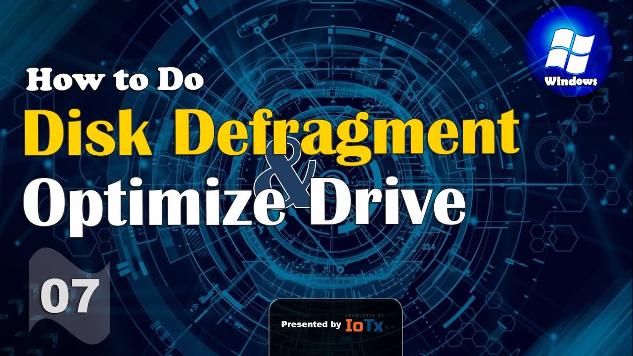 Defragment And Optimize Drives Windows 10 Knowledge Of Windows Youtube