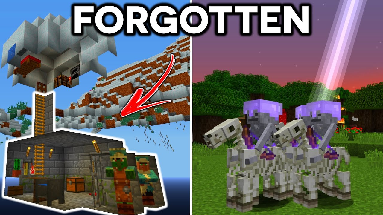 The Forgotten Minecraft Features Youtube