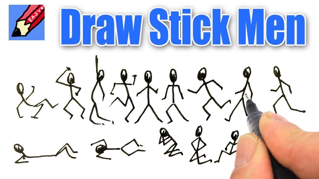 How To Draw Stick Men Youtube