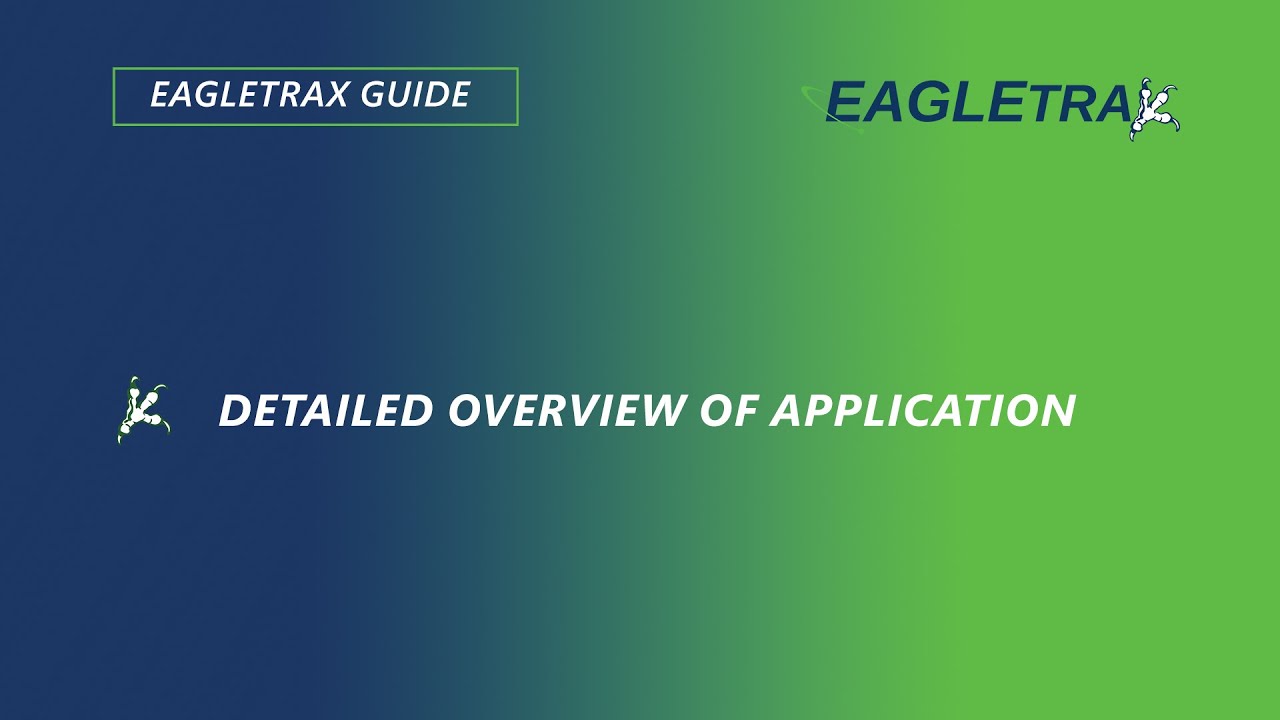 Eagletrax Detailed Tutorial Youtube