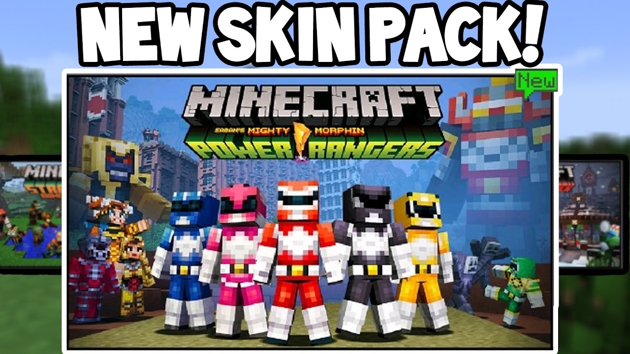 Secret Power Rangers Skin Pack Leaked Minecraft Pocket Edition Youtube