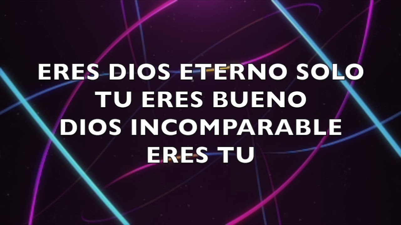 Dios Incomparable Generacion 12 Pista Karaoke Youtube