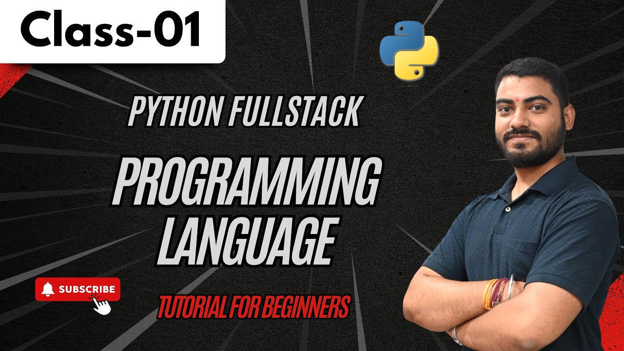 Python Full Stack Class 01 Programming Language Python Tutorial For