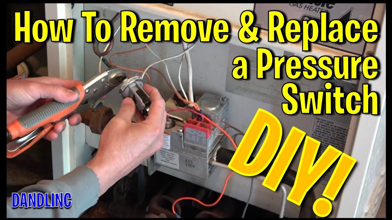 How To Remove Replace A Pressure Switch Pool Heater Youtube