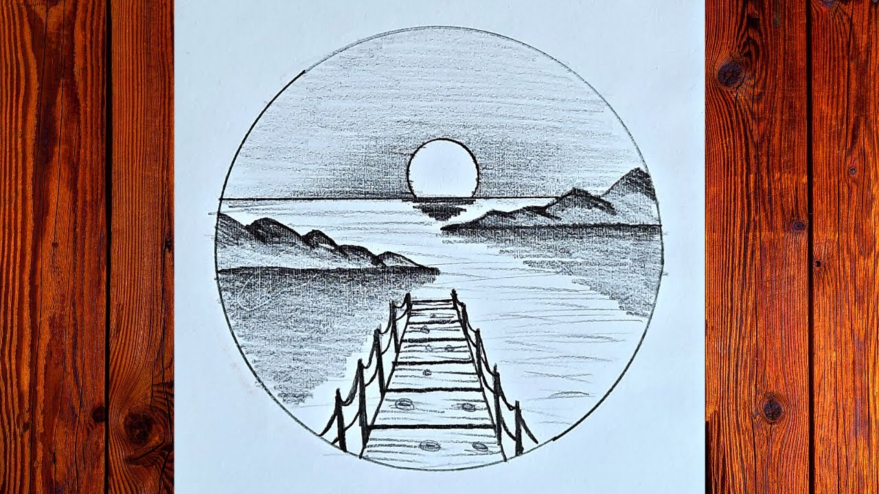 One Point Perspective Drawing Landscape 8 One Point Perspective