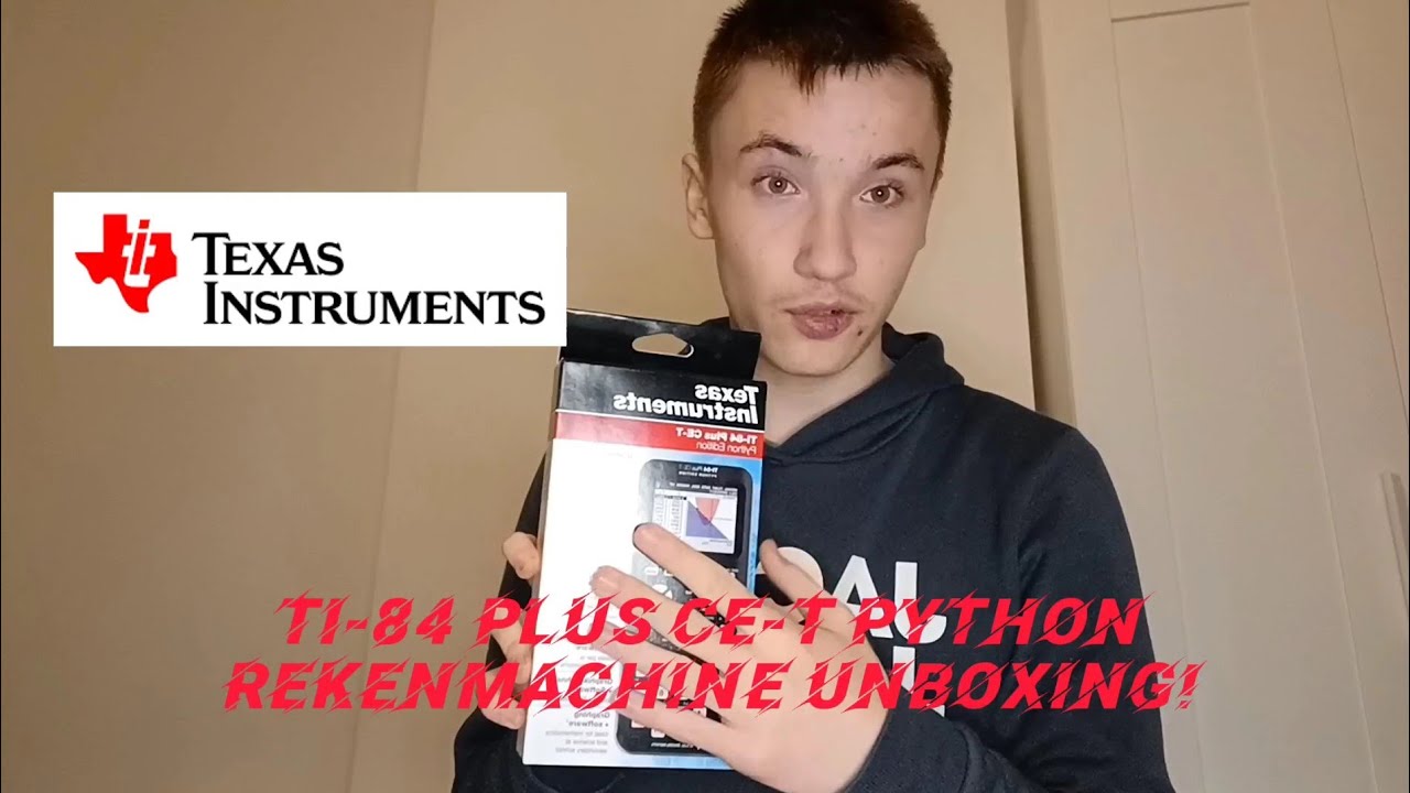 Ti 84 Plus Ce T Python Rekenmachine Unboxing Youtube