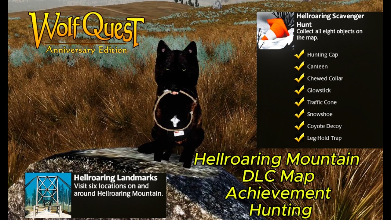 Hellroaring Mountain Collectibles Achievement Hm Dlc Map Youtube