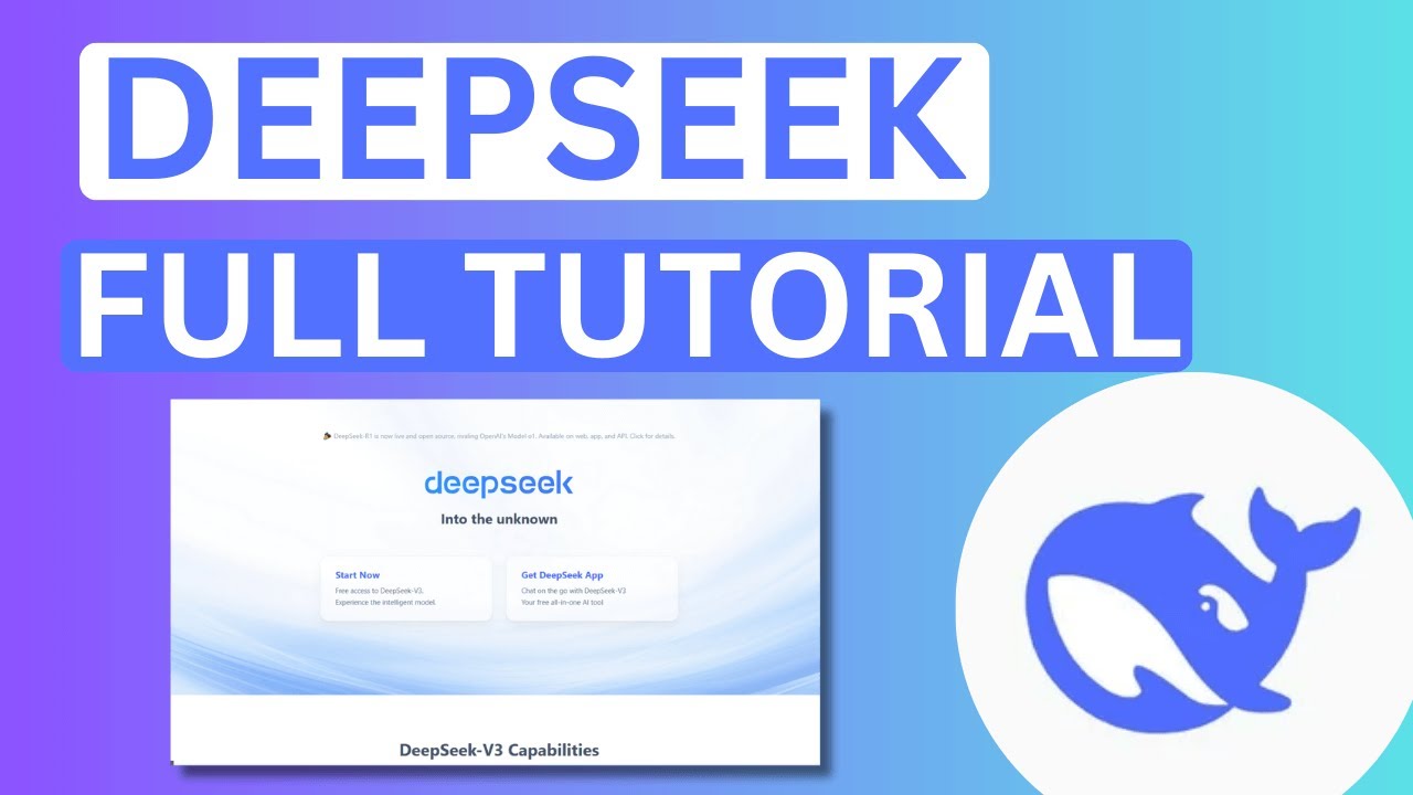 How To Use Deepseek Ai Deepseek Tutorial For Beginners Youtube