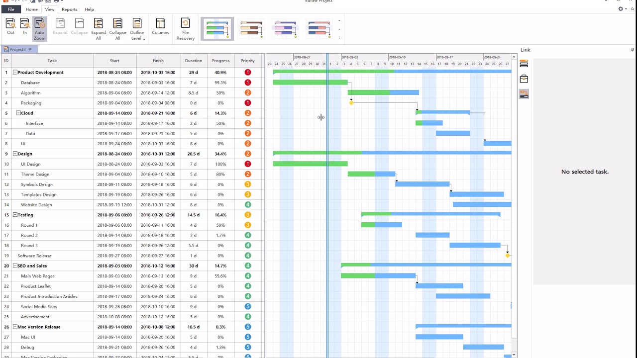 Gantt Chart Tutorial How To Create A Gantt Chart Easily Youtube
