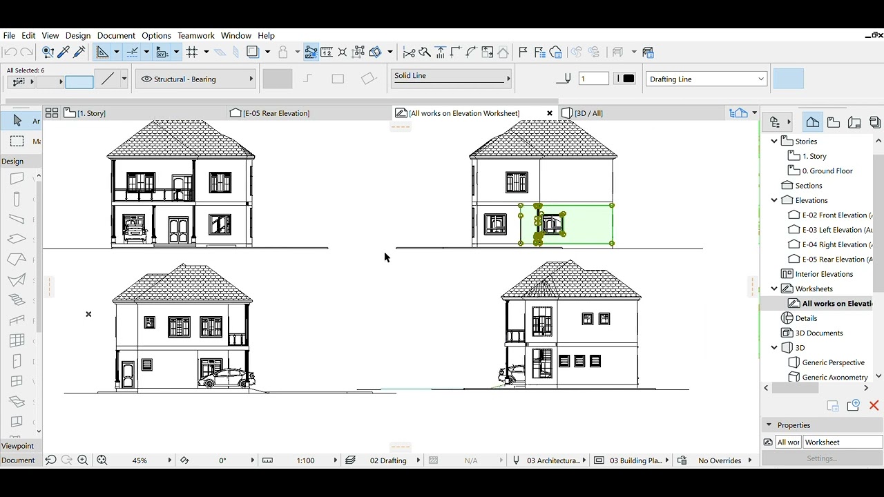 Floor Plan And Elevations Youtube