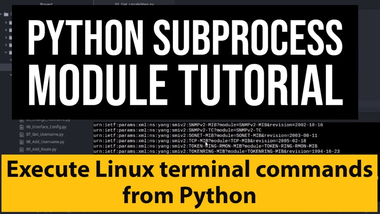 Python Execute Linux Terminal Commands From Python Script Using
