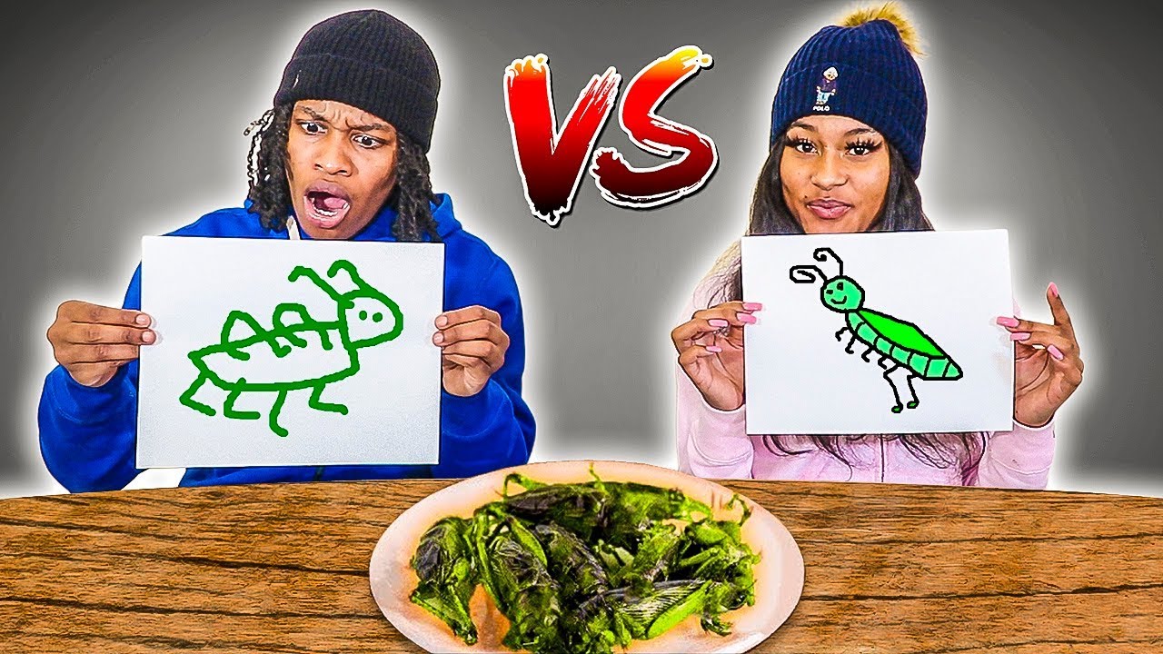 Whoever Makes The Worst Drawing Eats Challenge Youtube