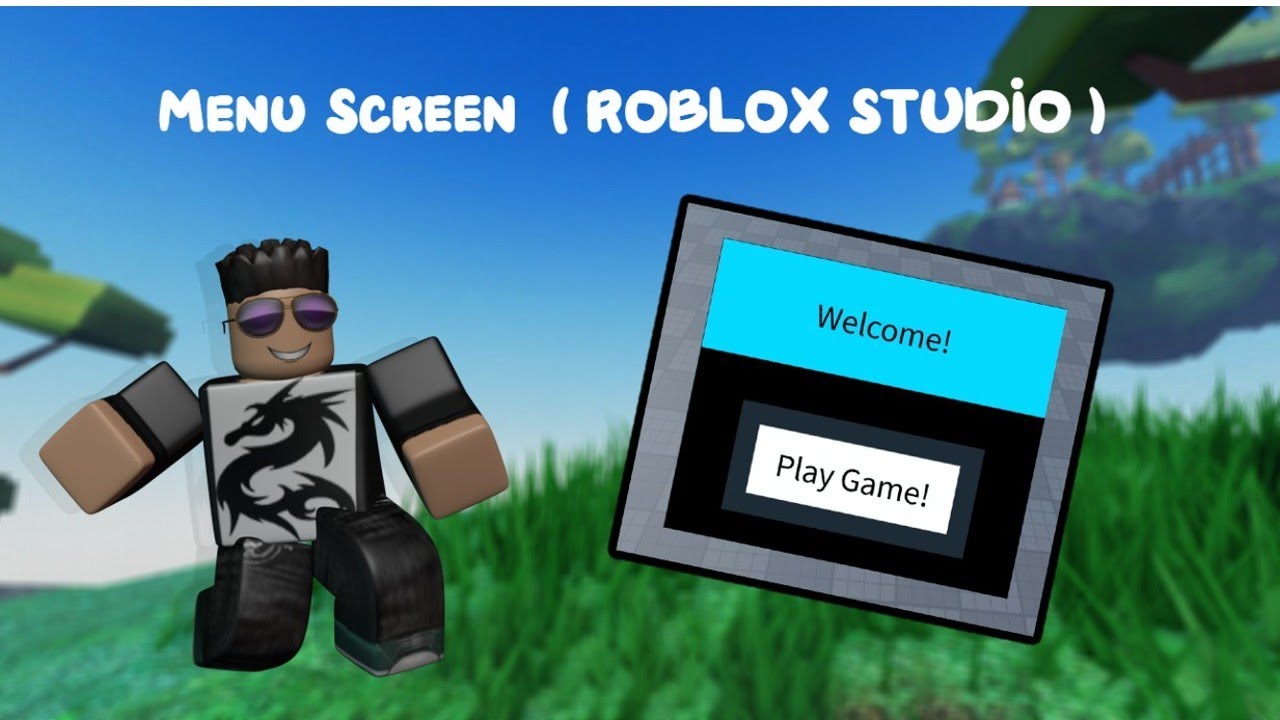 How To Make A Menu Screen In Roblox Studio Youtube