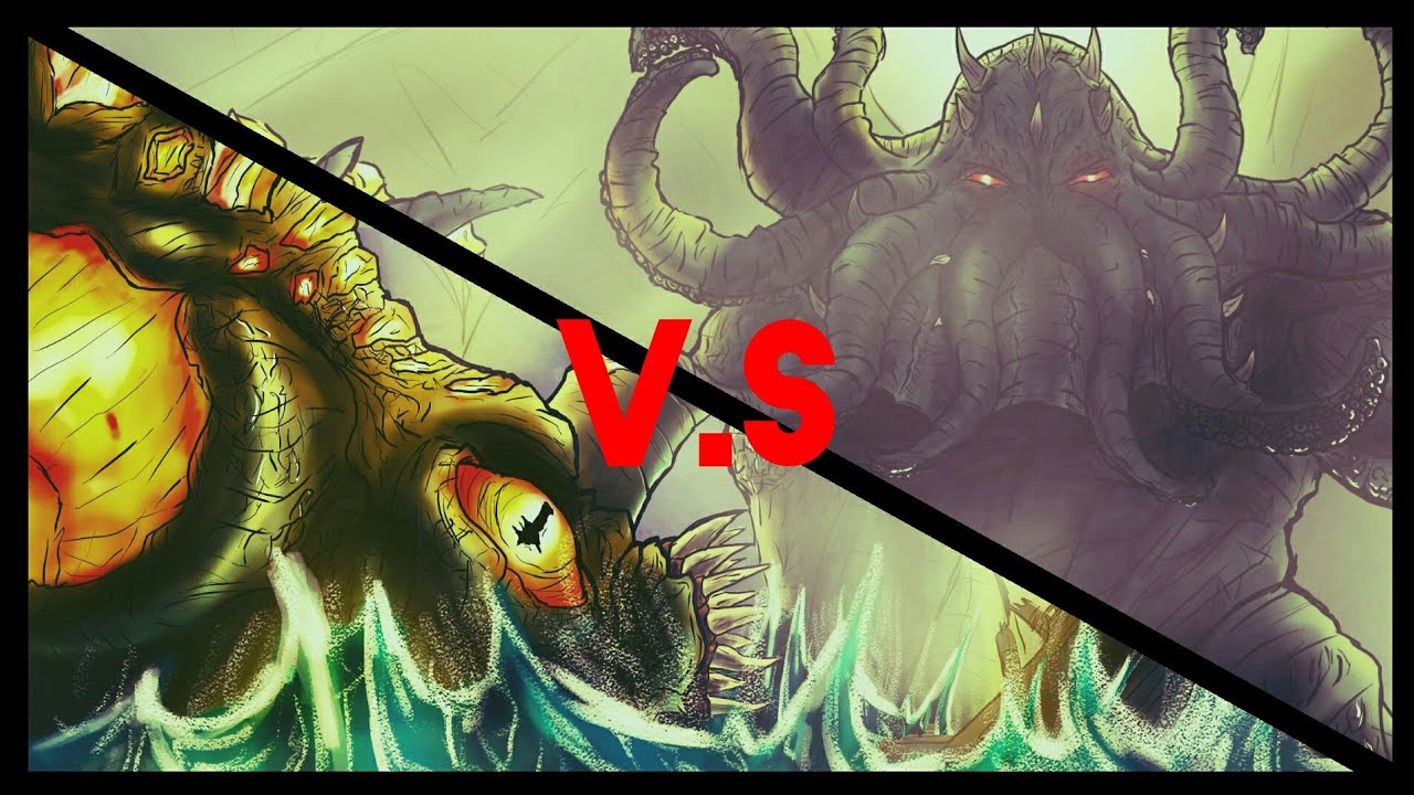 Kraken Vs Cthulhu