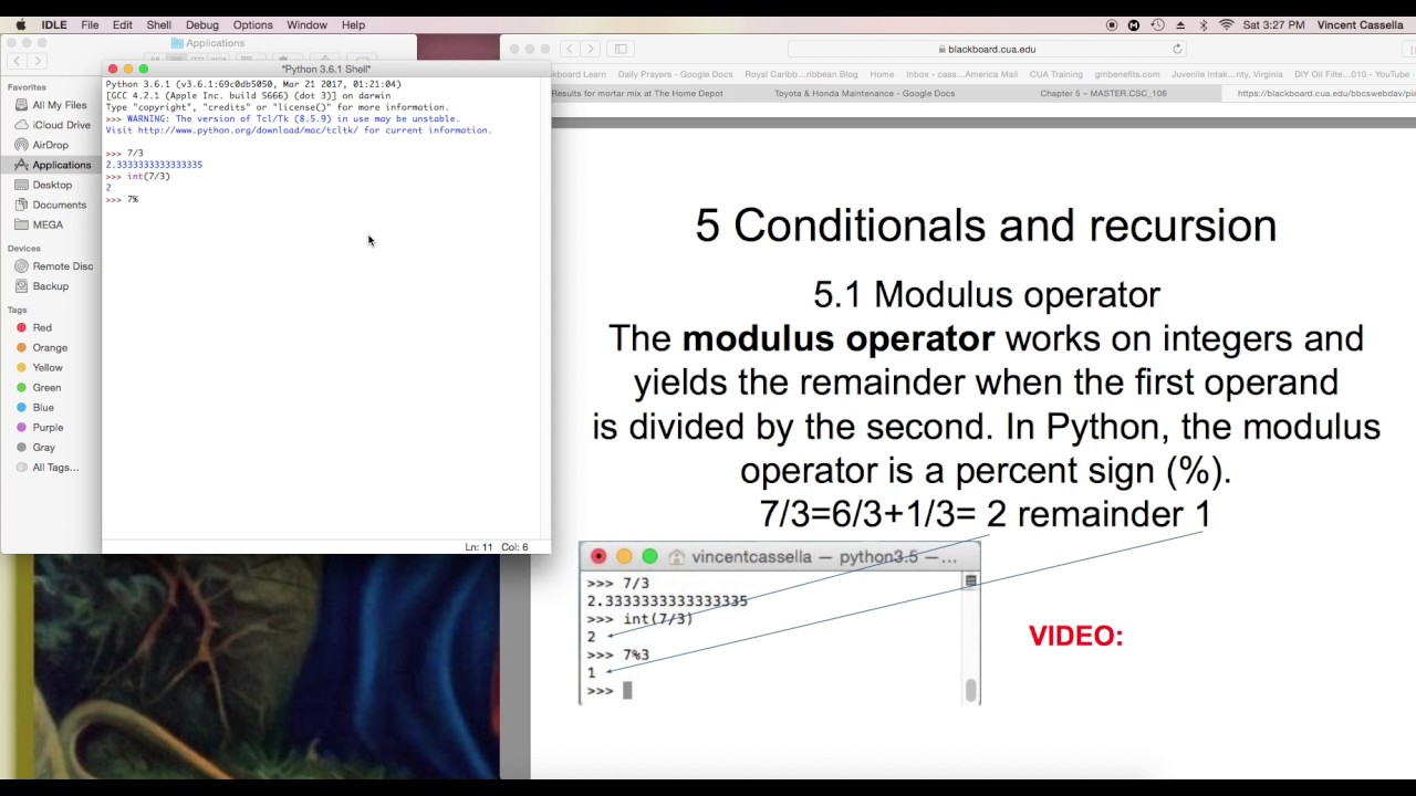 Modulus Operator Youtube