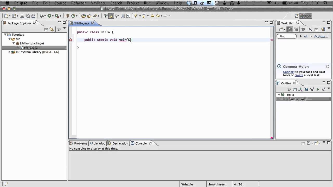 Java Tutorial 1 Printing To Console Youtube