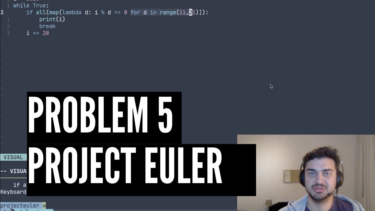 Project Euler Problem 5 Python Solution Youtube