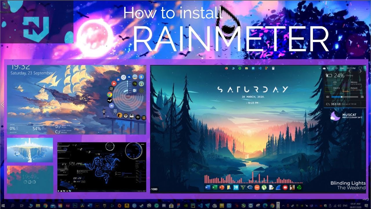 How To Install Rainmeter Youtube