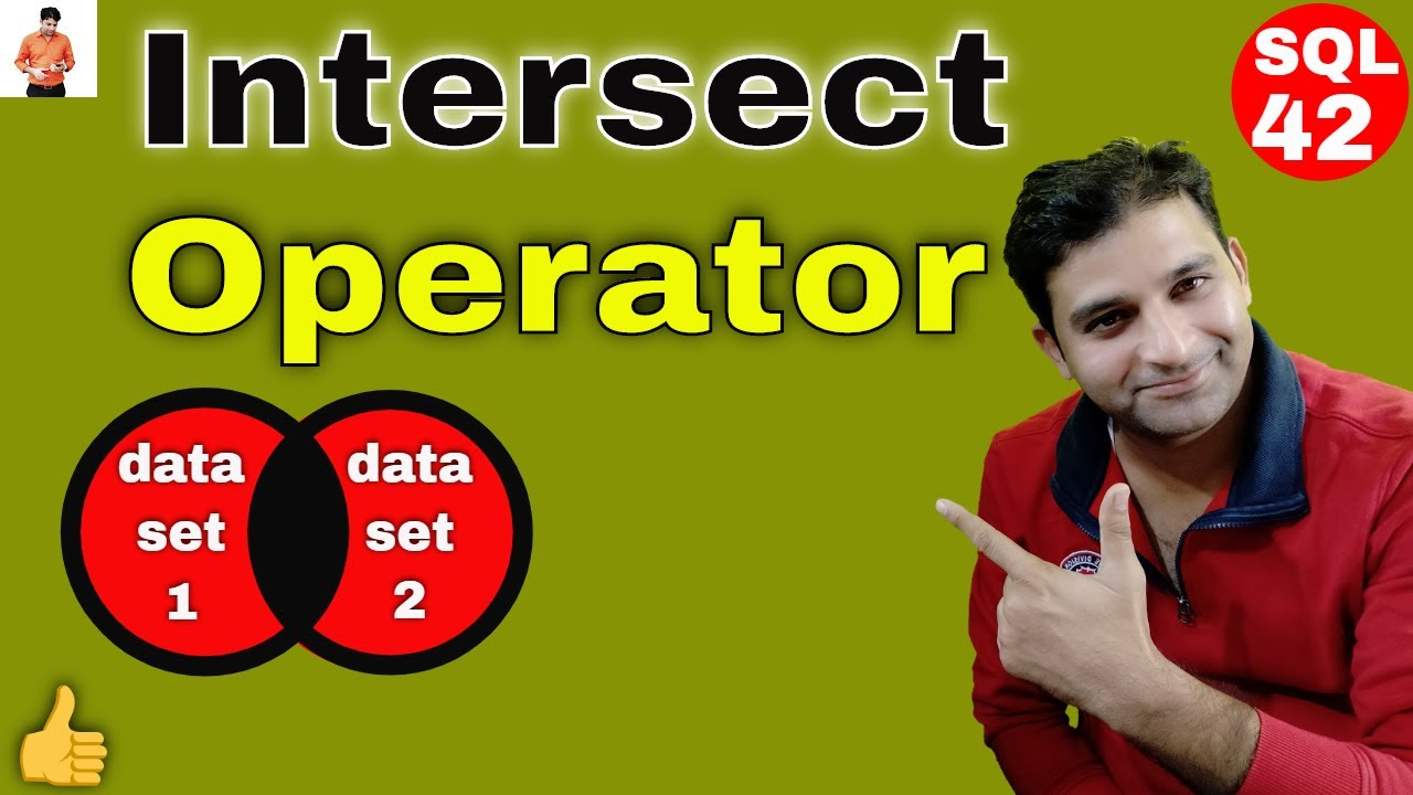 Intersect Operator In Oracle Sql Youtube