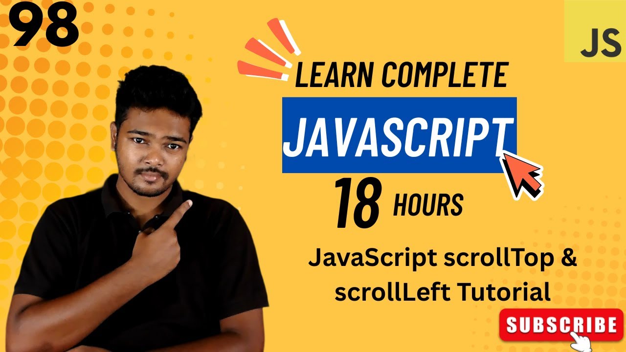 Javascript Scrolltop Scrollleft Tutorial Youtube