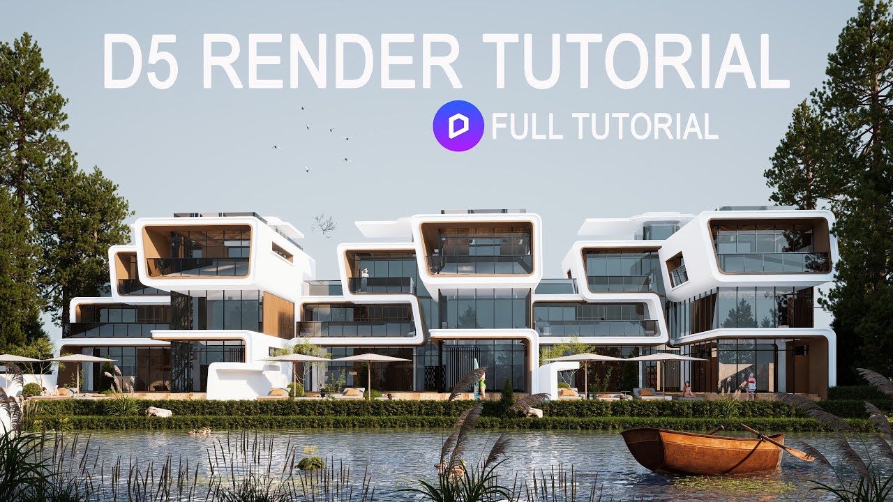 Realistic Exterior Rendering In D5 Render Full Tutorial Youtube